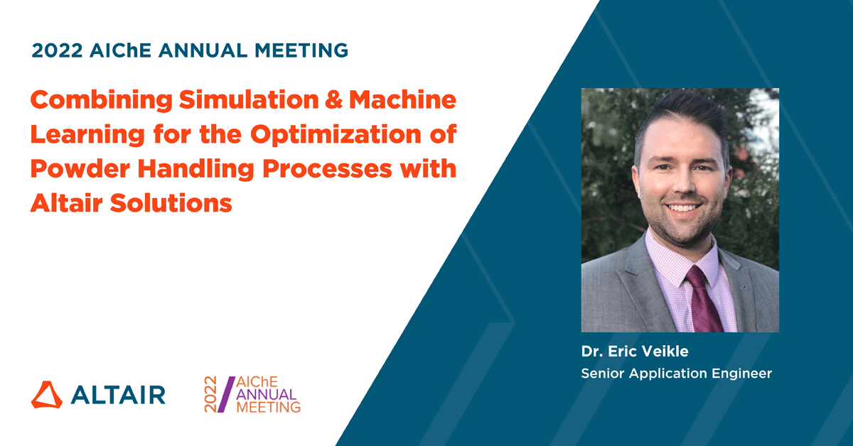 Combining Simulation And Machine Learning For The Optimization Of Powder Handling Processes With