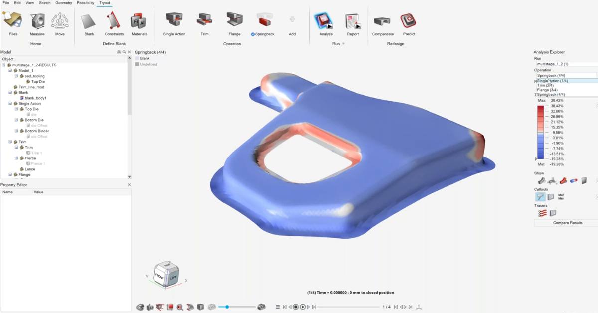 Manufacture High Quality Formed Parts First Time with Simulation